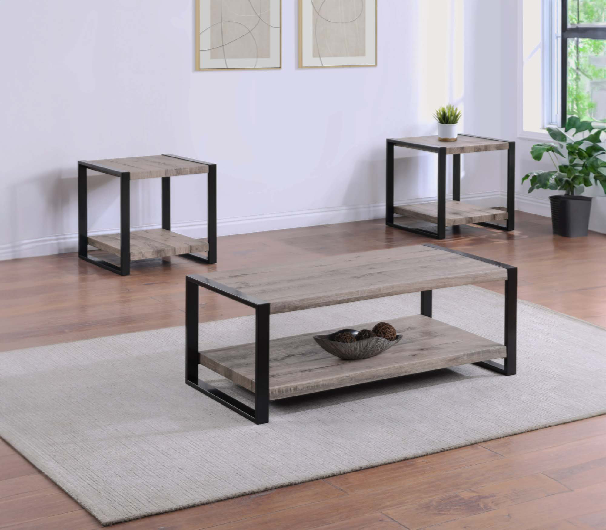 Contemporary Cocktail And End Tables