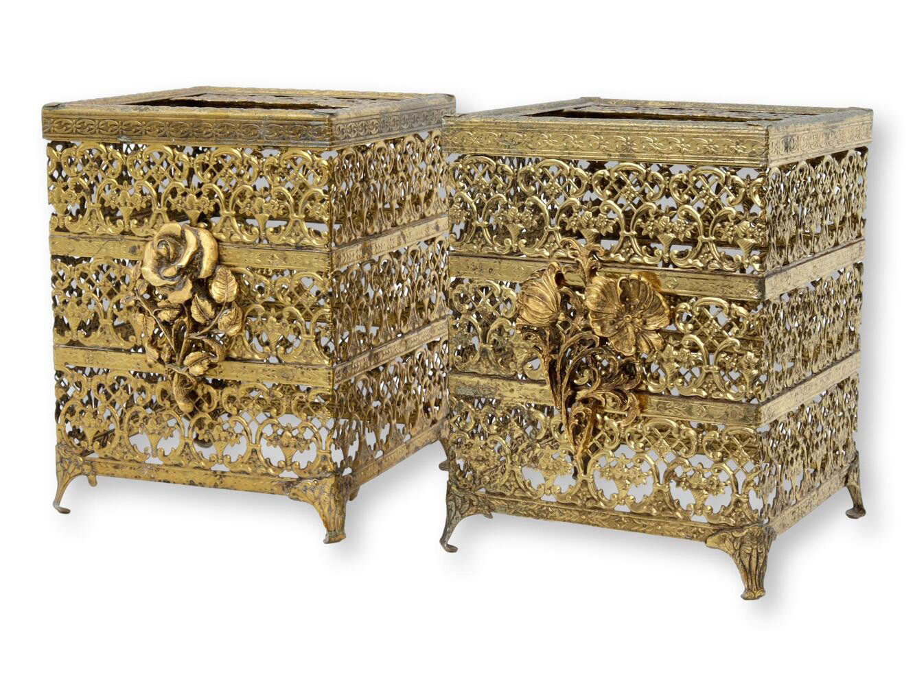 Rose Victoria Kleenex Midcentury Tissue Box Covers | Wayfair