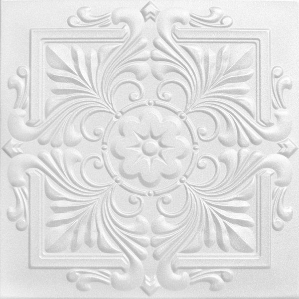 A La Maison Ceilings SAMPLE-SAMPLE - Glue-Up Ceiling Tile in White ...