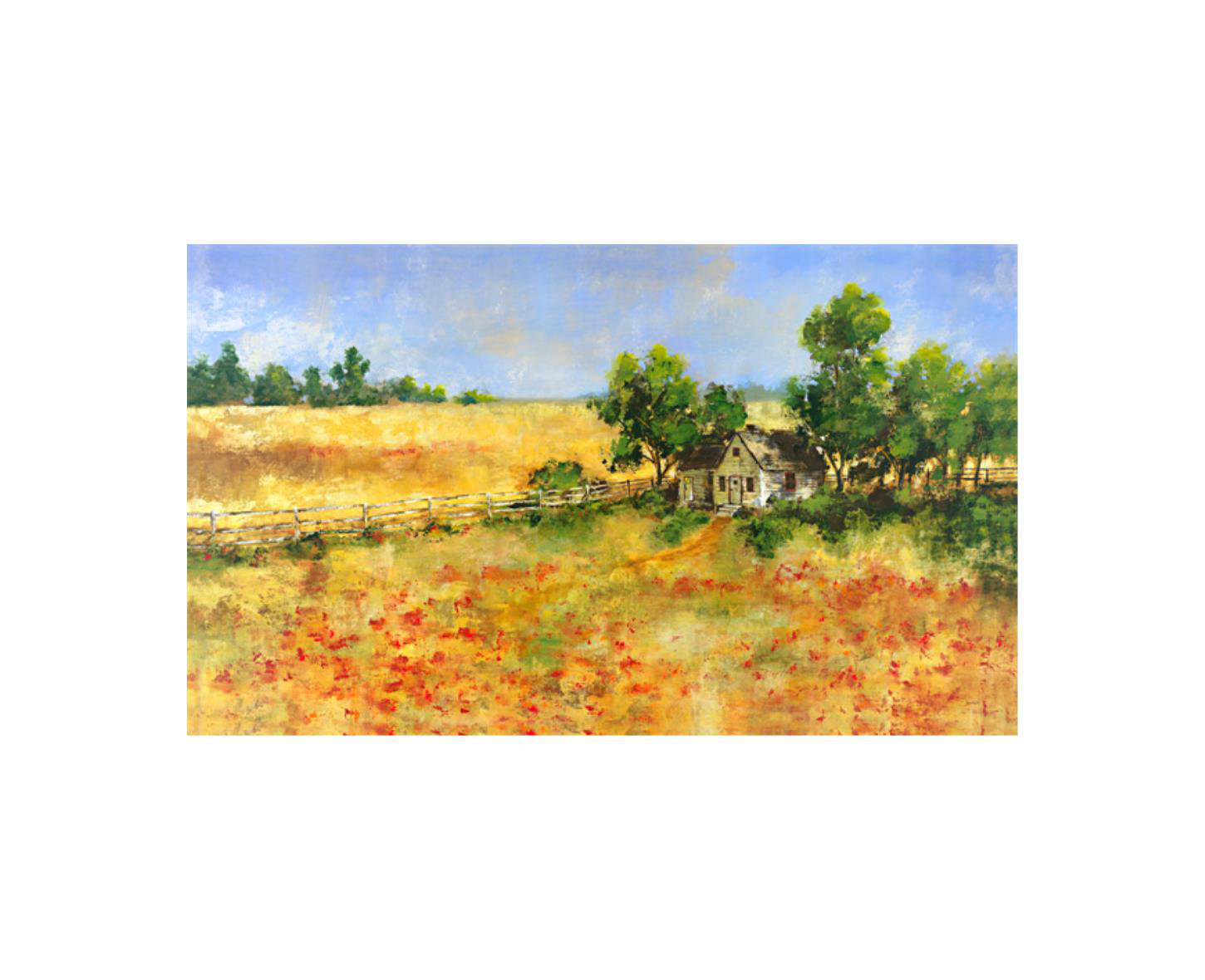 Chelsea Art Studio Rustic Retreat by Dominick - Wrapped Canvas Painting ...