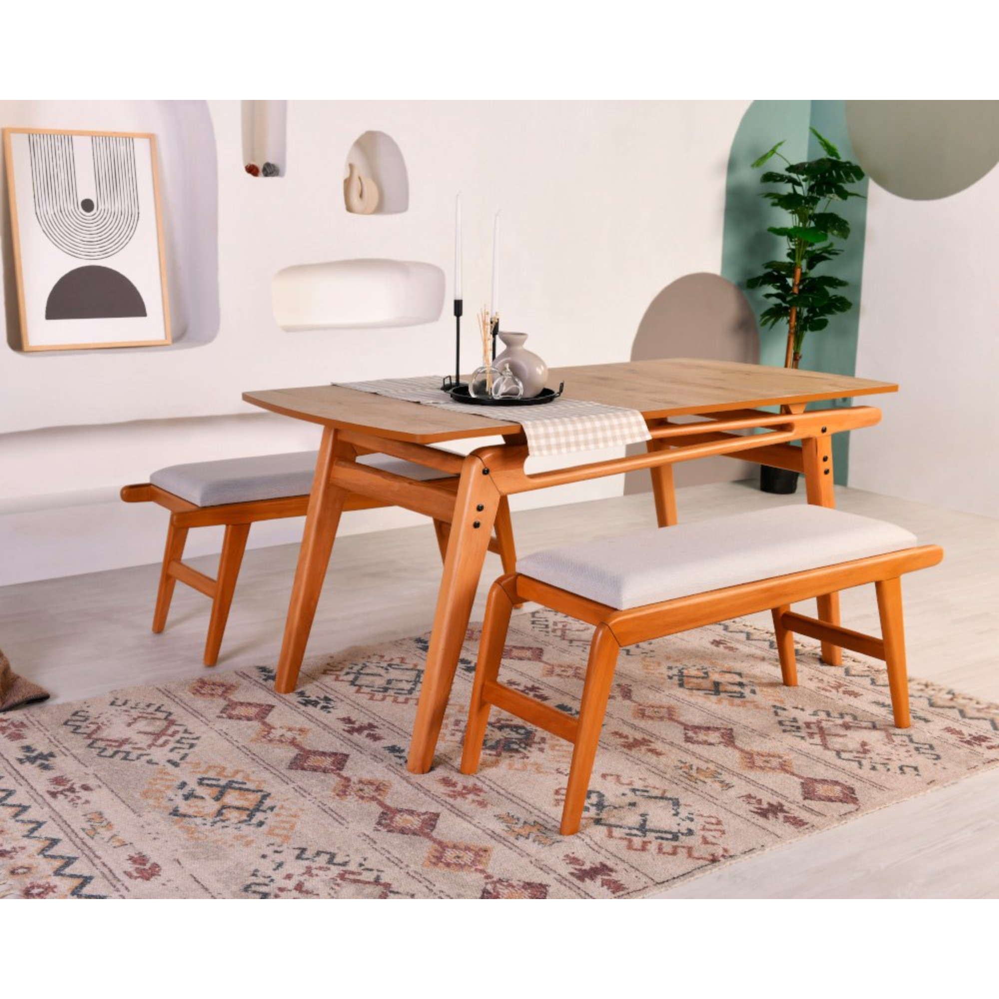 George Oliver Kazuma Rectangular Restaurant Dining Set | Wayfair