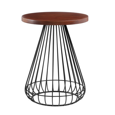 Steelside™ Hanley Solid Wood Frame End Table & Reviews | Wayfair