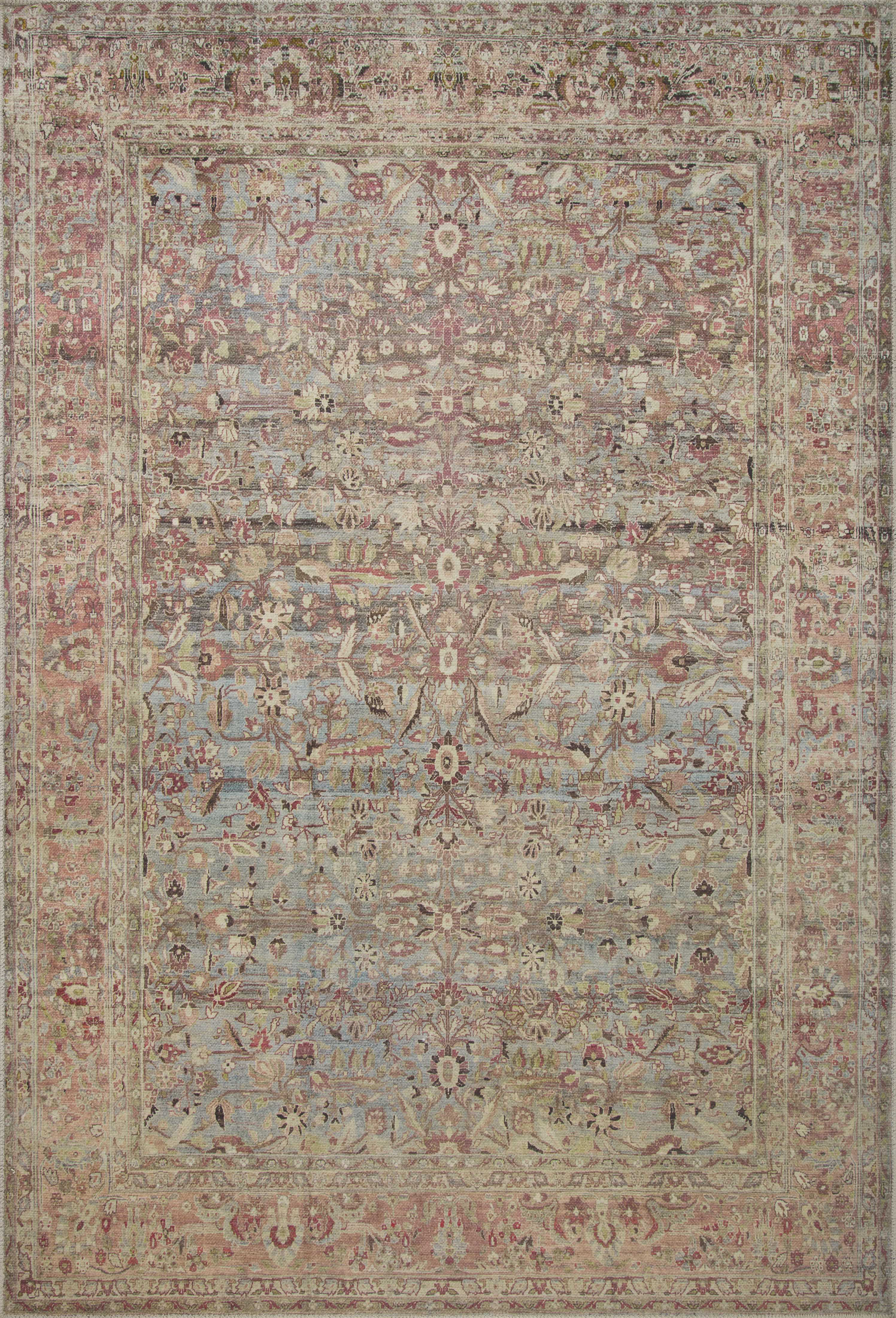 Loloi II Adrian Oriental Ocean/Clay Area Rug & Reviews | Wayfair