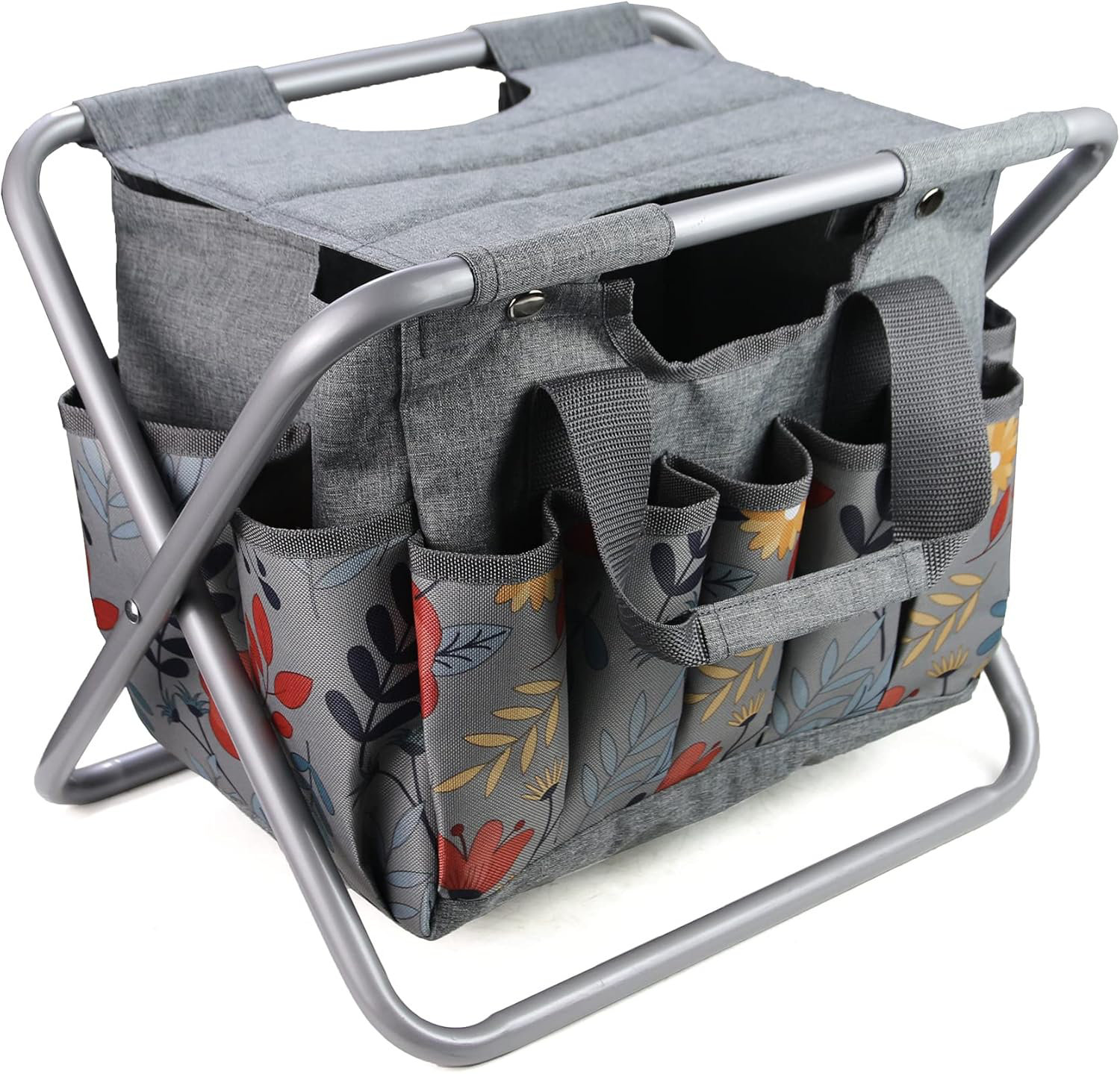 Ophelia & Co. Folding Gardening Stool With Detachable Storage Tote Bag ...