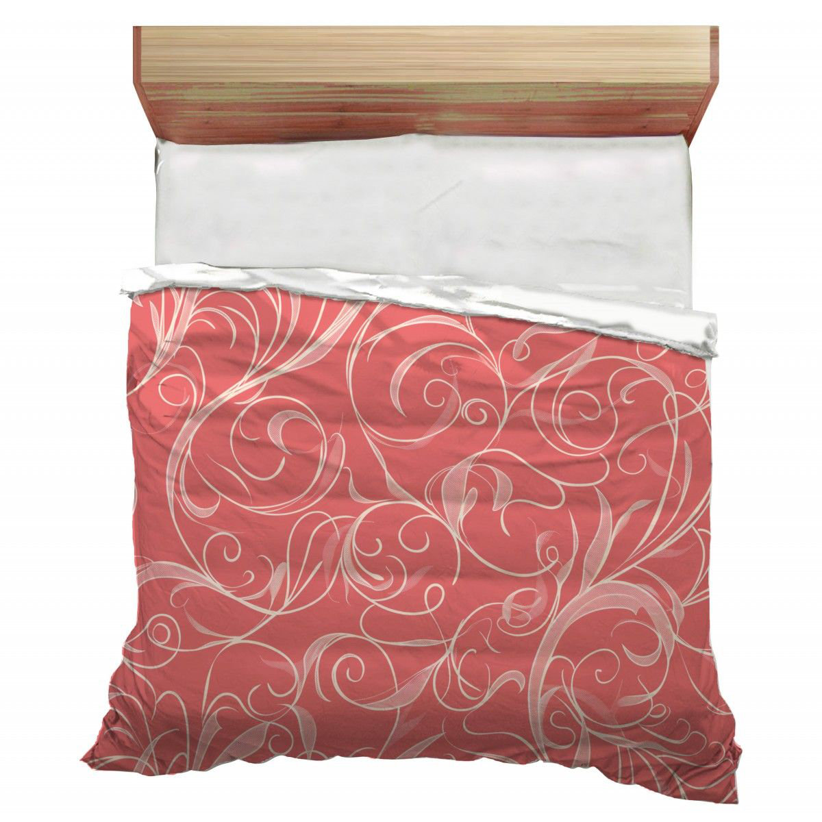 VisionDecor Floral Bedding Art Duvet Cover Flowing lines-12282 | Wayfair