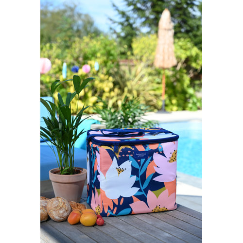Summerhouse 20L Handheld Cooler , Blue/Beige/Pink | Wayfair.co.uk