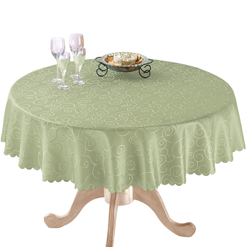 House of Hampton® Taraval Round Tablecloth & Reviews | Wayfair