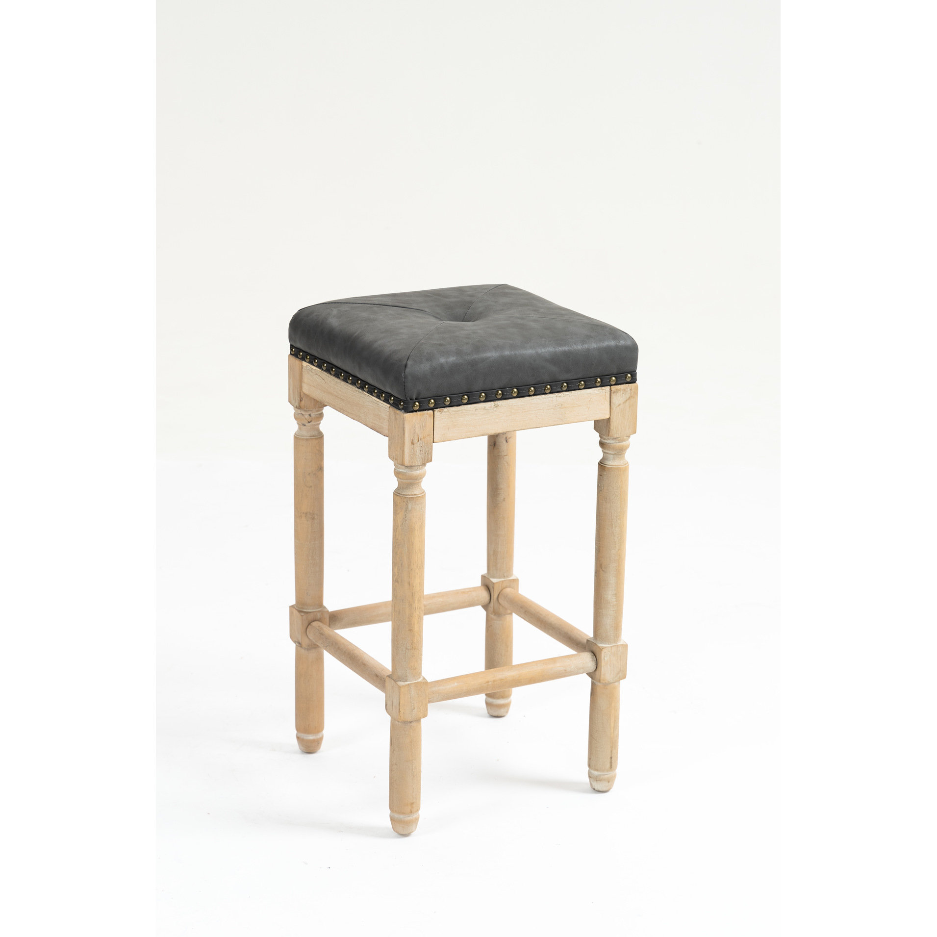 Ophelia & Co. 26inch Dark Gray Stools Of 2. Perfect For Multiple ...