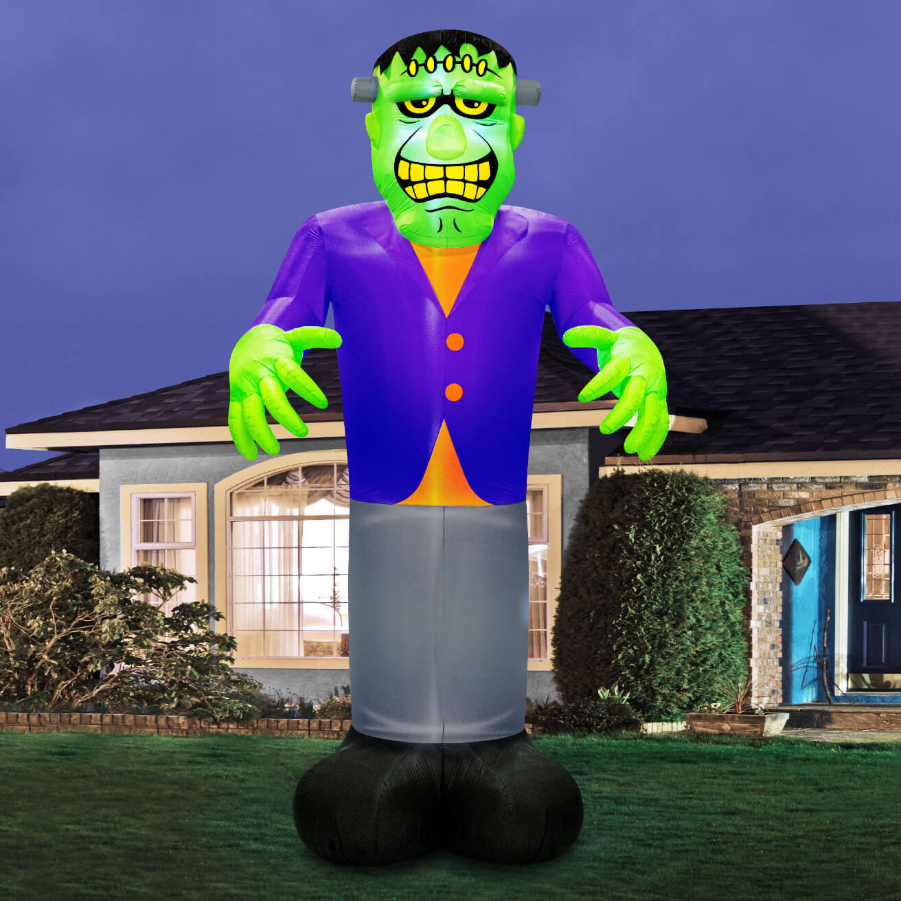 The Holiday Aisle® Halloween 20 Foot Inflatable Standing Frankenstein ...