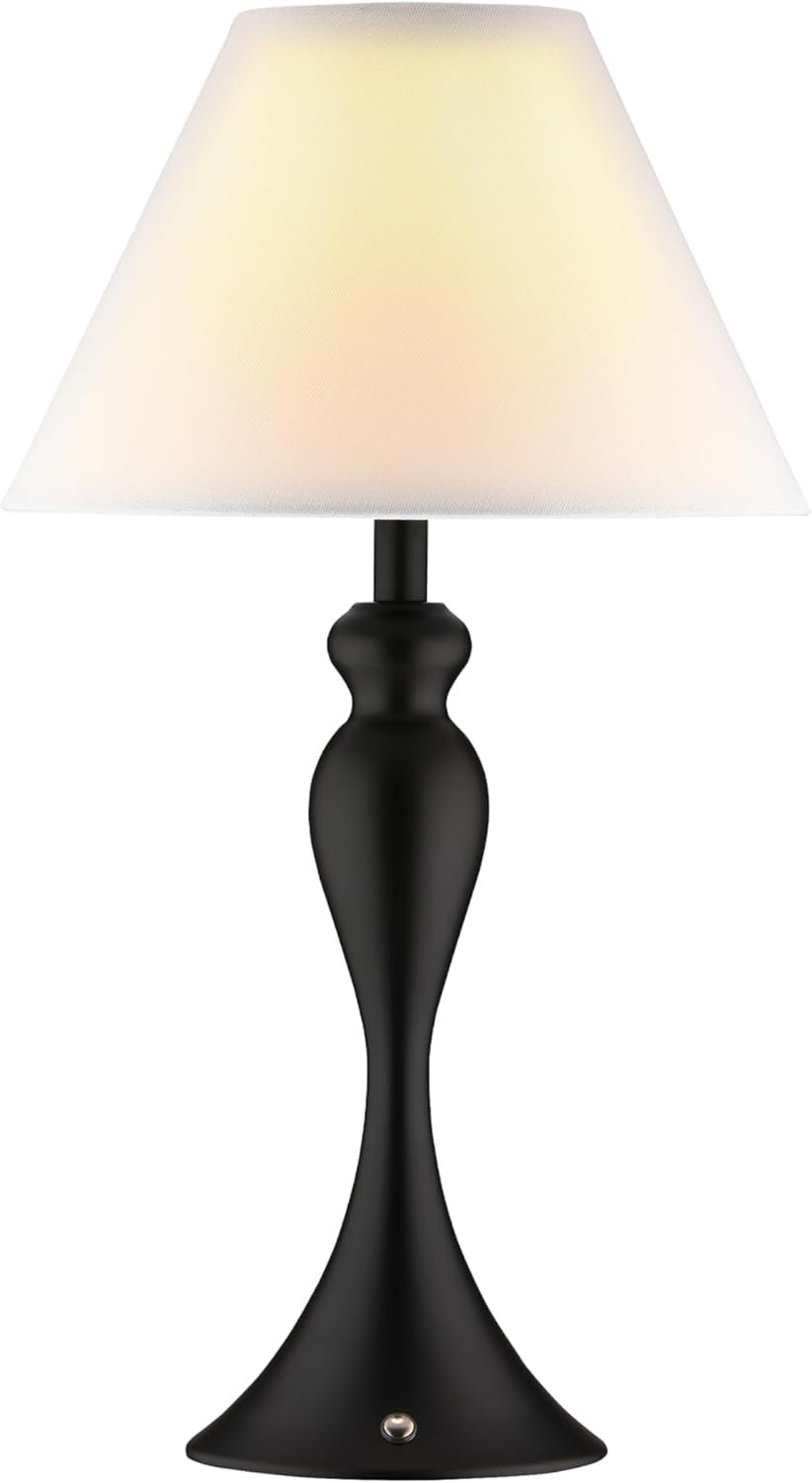 Charlton Home® Ember Rechargeable Table Lamp – Cordless, Touch Dimmable ...