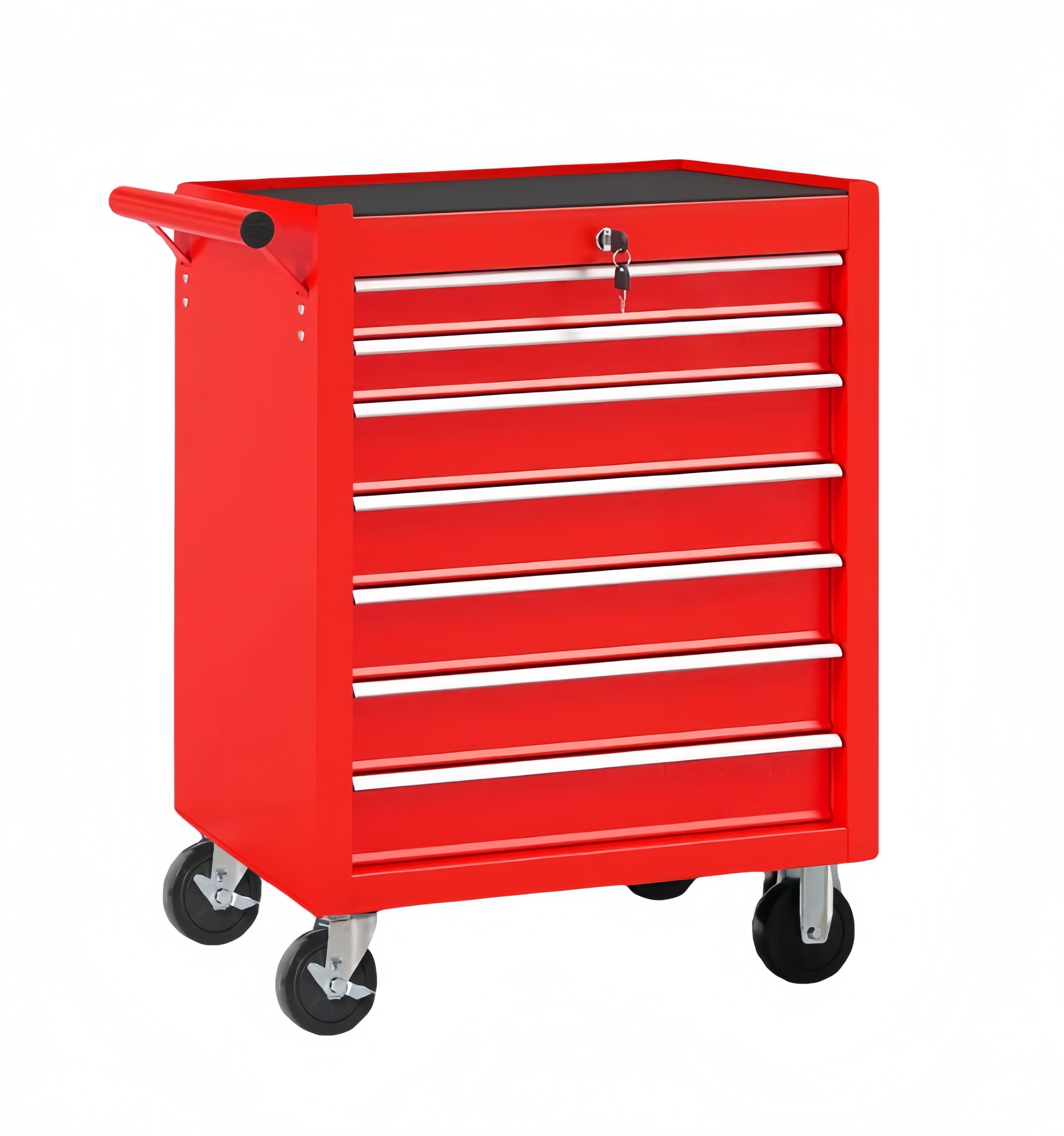Ebern Designs 7-Drawer Rolling Tool Chest, Cabinet With 4 Wheels Tool ...