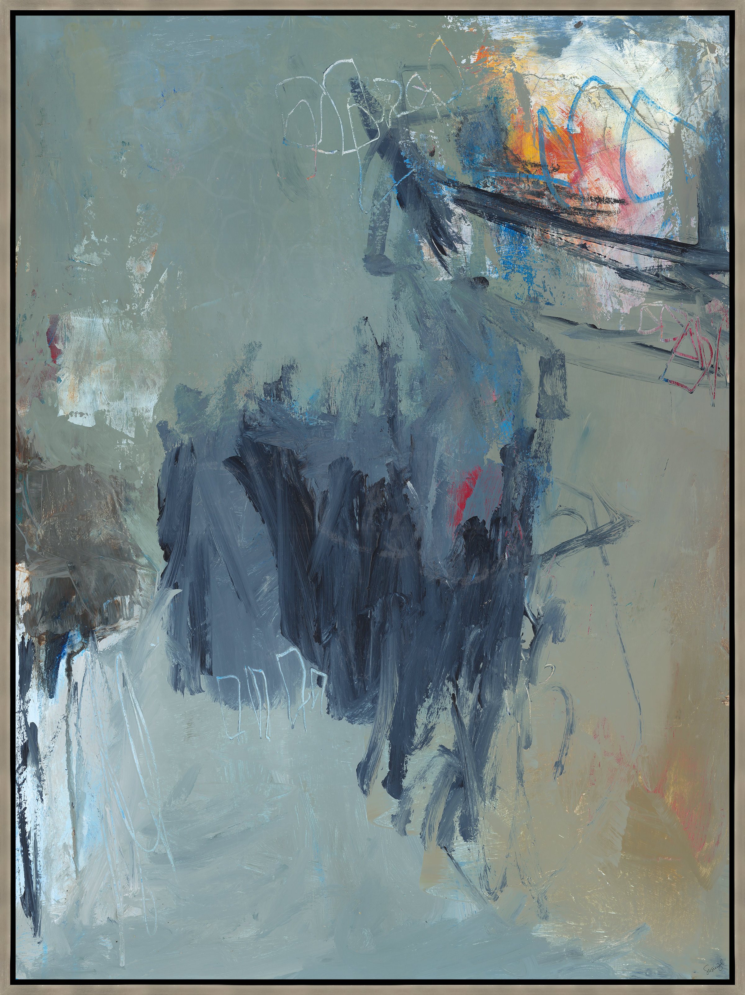 Chelsea Art Studio Keep It to Yourself by Susie Zol - Floater Frame ...