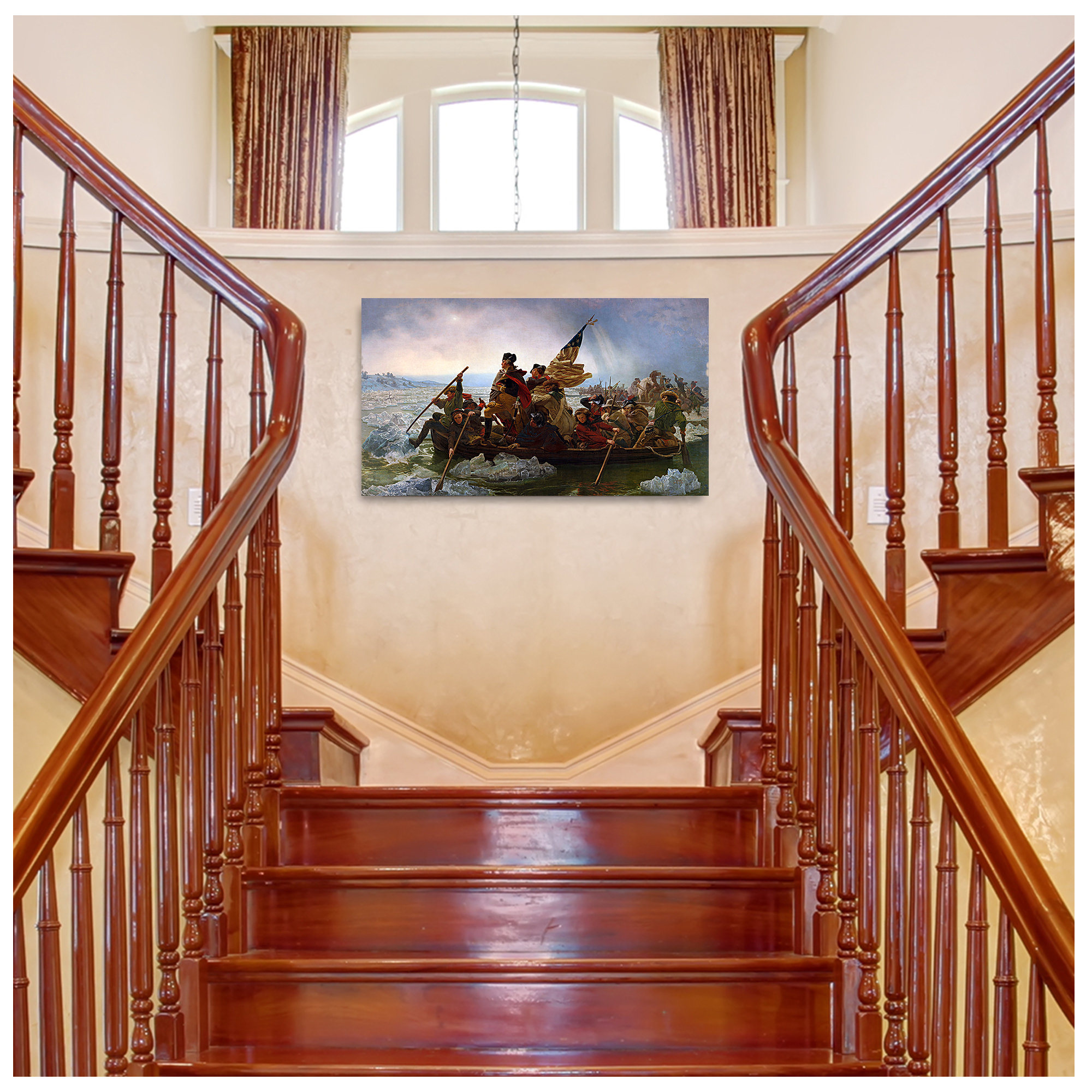 Alcott Hill® Washington Crossing The Delaware 1851 by Emanuel Leutze ...