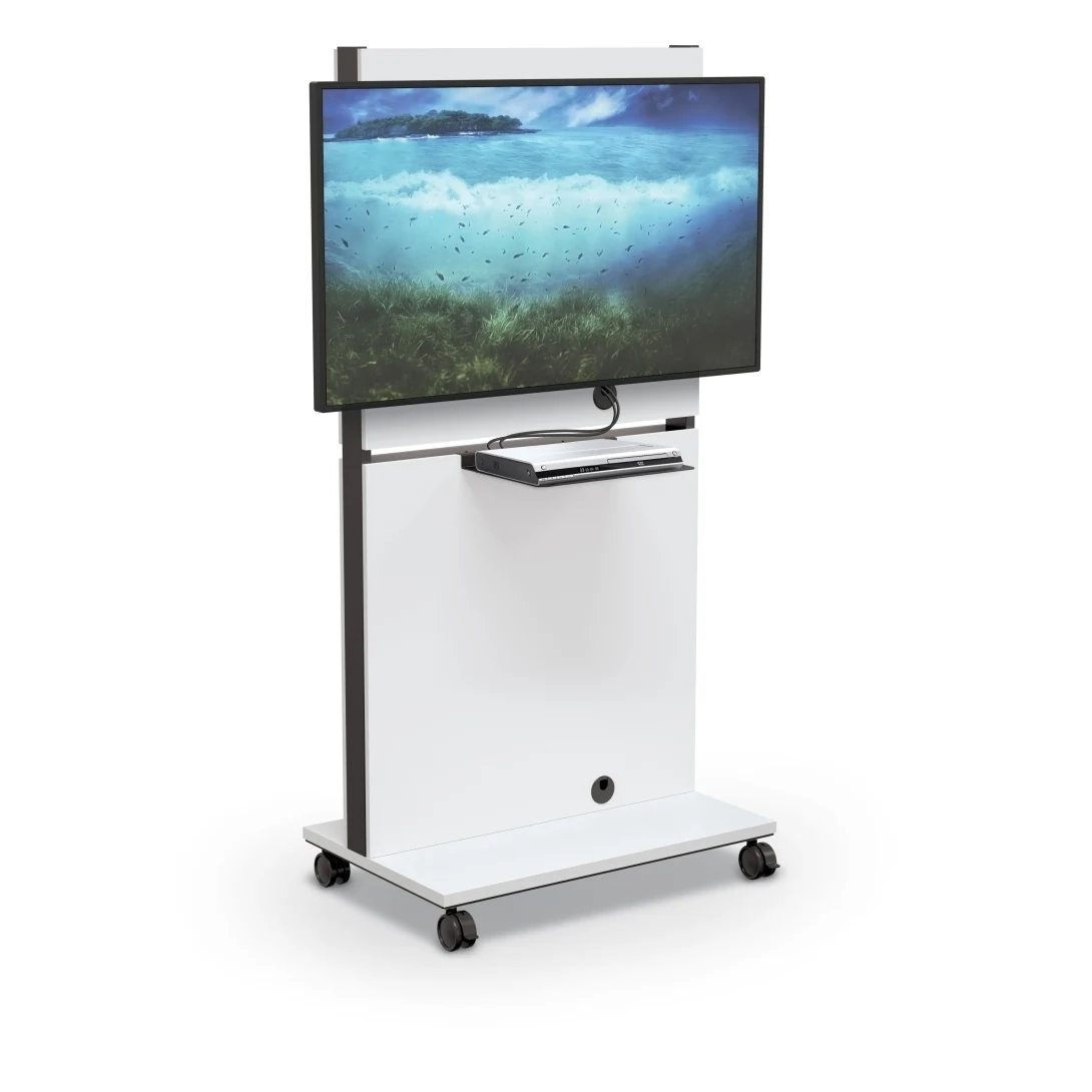 MooreCo Media Space Mobile Flat Panel TV Floor Stand Mount | Wayfair