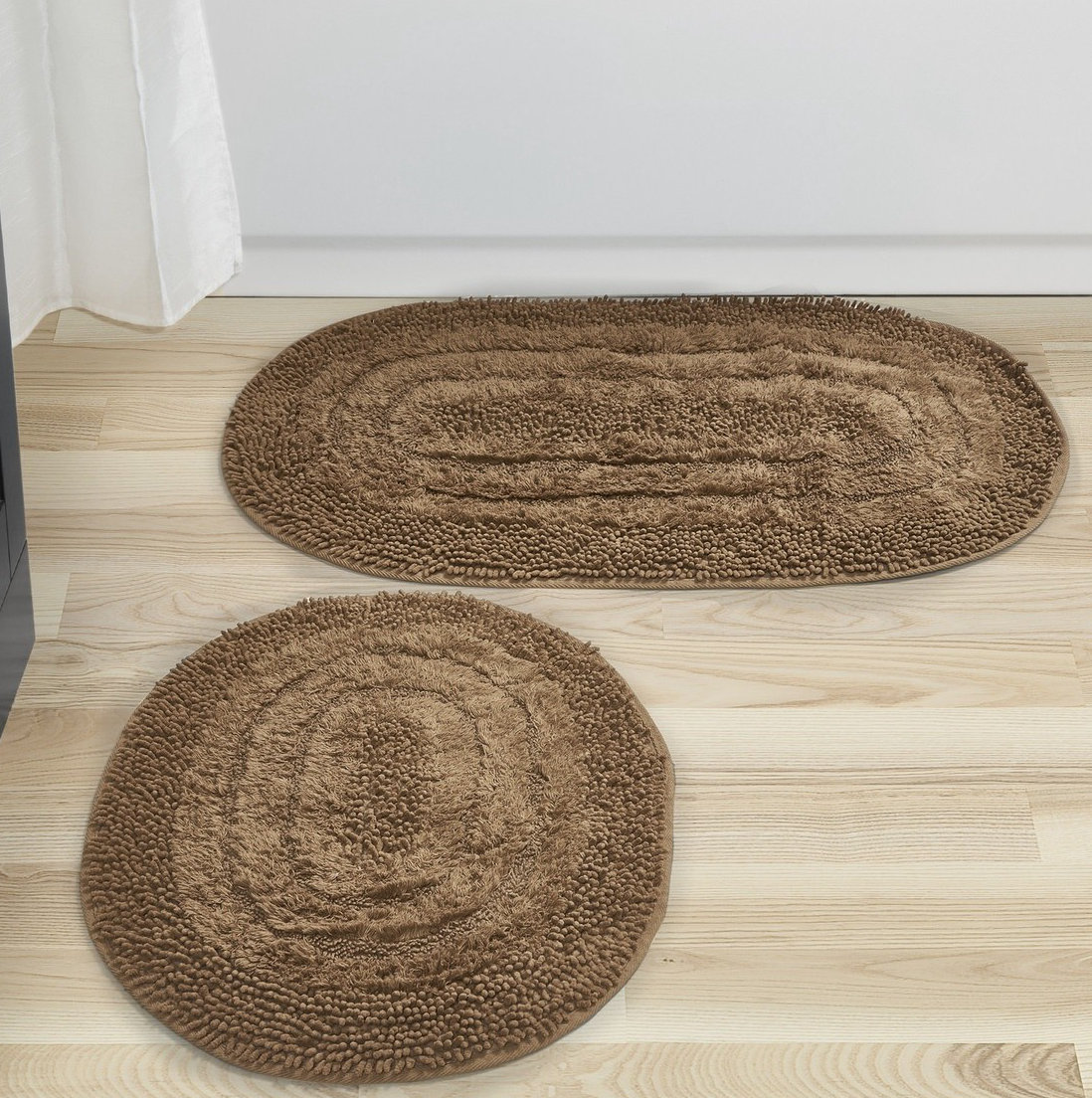 East Urban Home Leodore 2 Piece Bath Mat Set | Wayfair