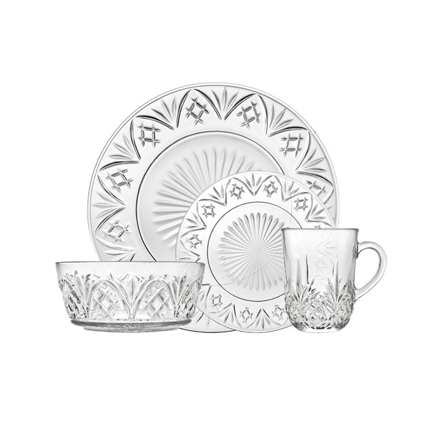 Glass Dinnerware Sets | Up to 65% Off Until 11/20 | Wayfair | Wayfair