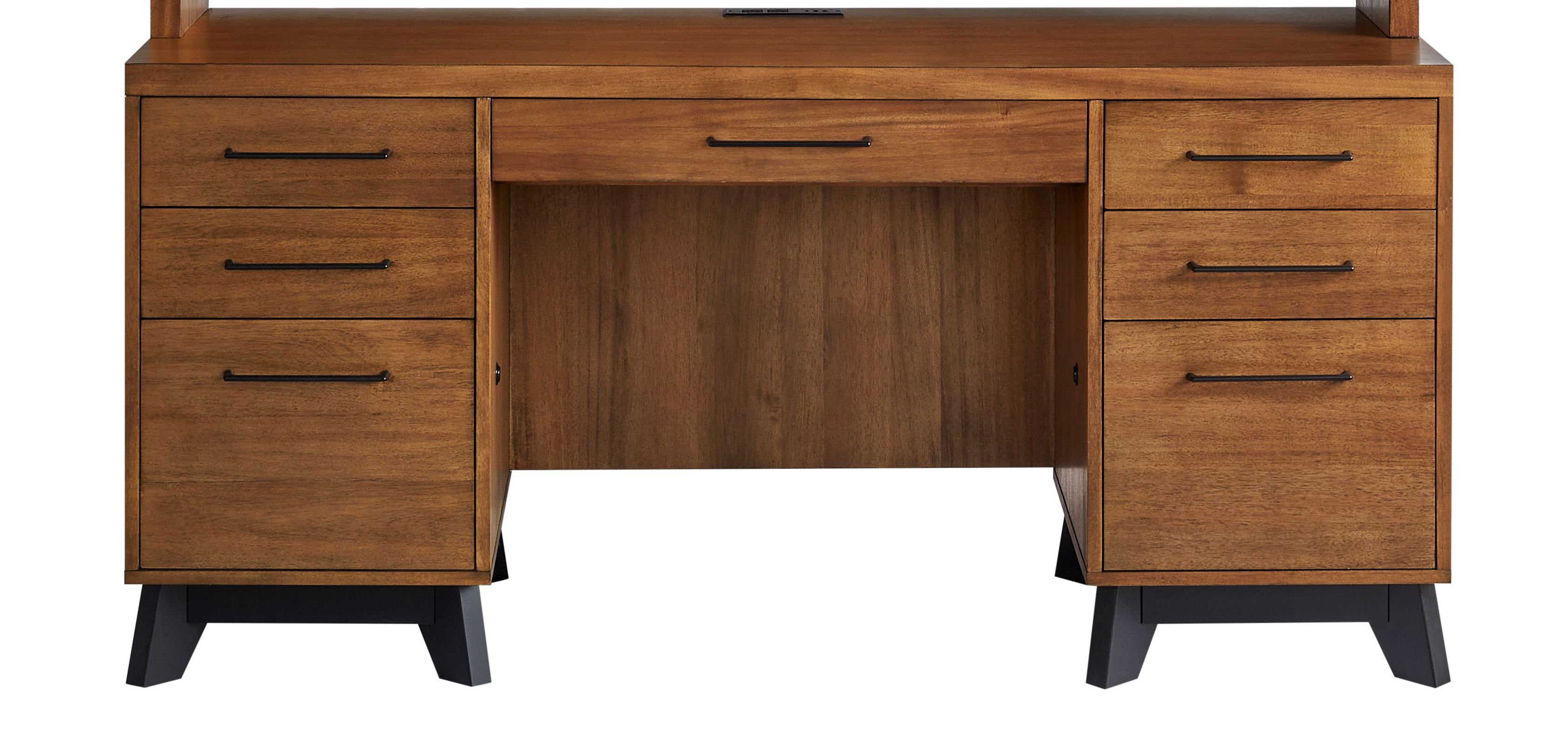 Hokku Designs Annahbella Modern Wood Desk, Office Writing Table ...