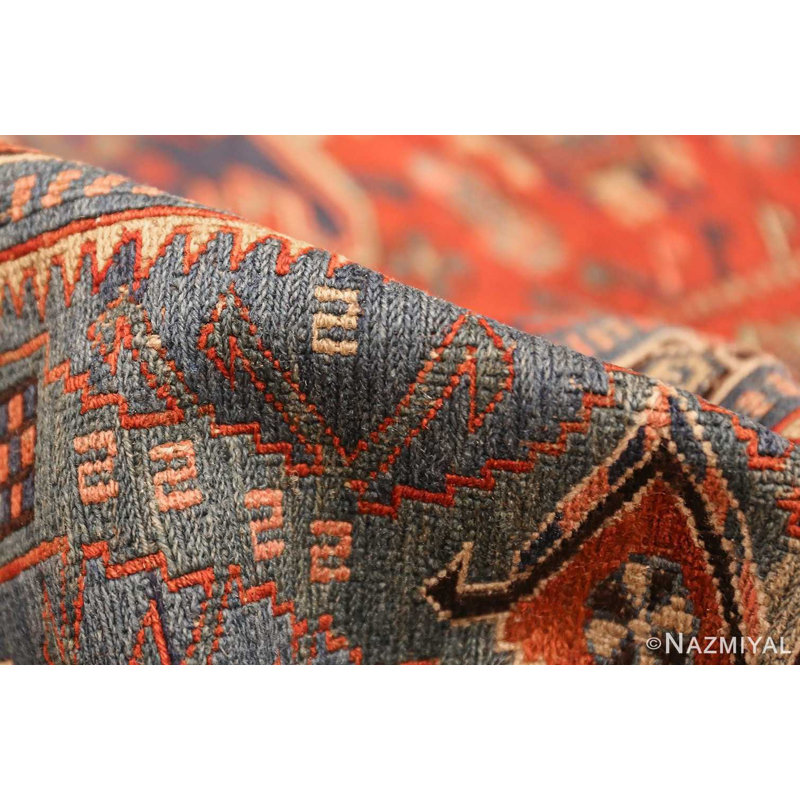 Nazmiyal Collection Rustic Tribal Geometric Antique Flat Weave ...