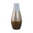 Ivy Bronx Richarson Latitude Run White/Gold Ombre Metal Hourglass Vase ...