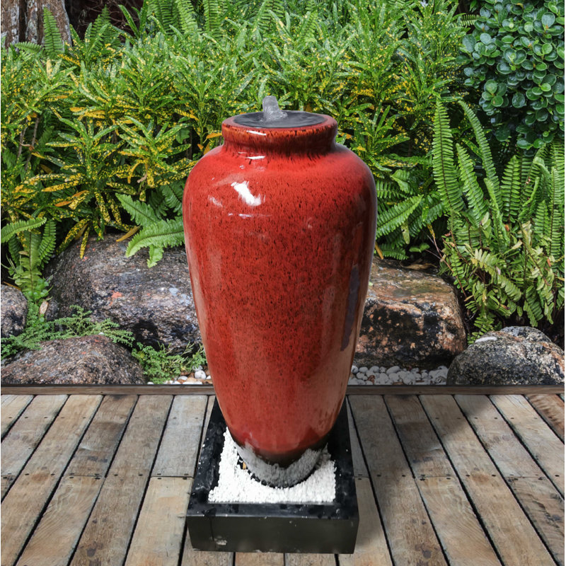 Red Barrel Studio® Porcelain Fountain | Wayfair