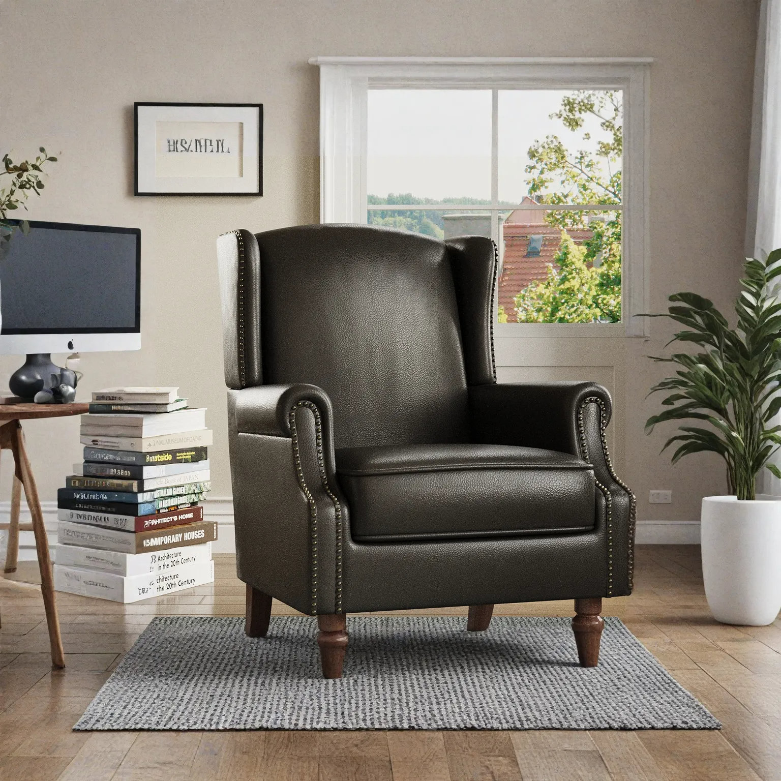 Pia Ricco 74.4 Cm Wide Wingback Chair | Wayfair.co.uk