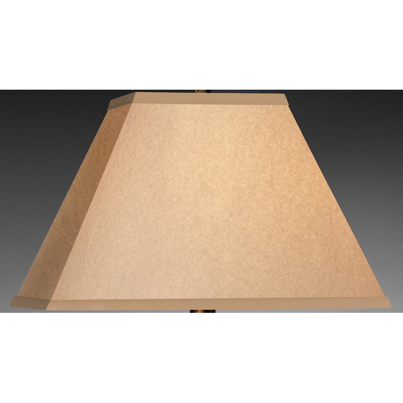 Medallion Lighting 9.5" H x 9" W Paper Rectangular Lamp Shade ( Spider ...