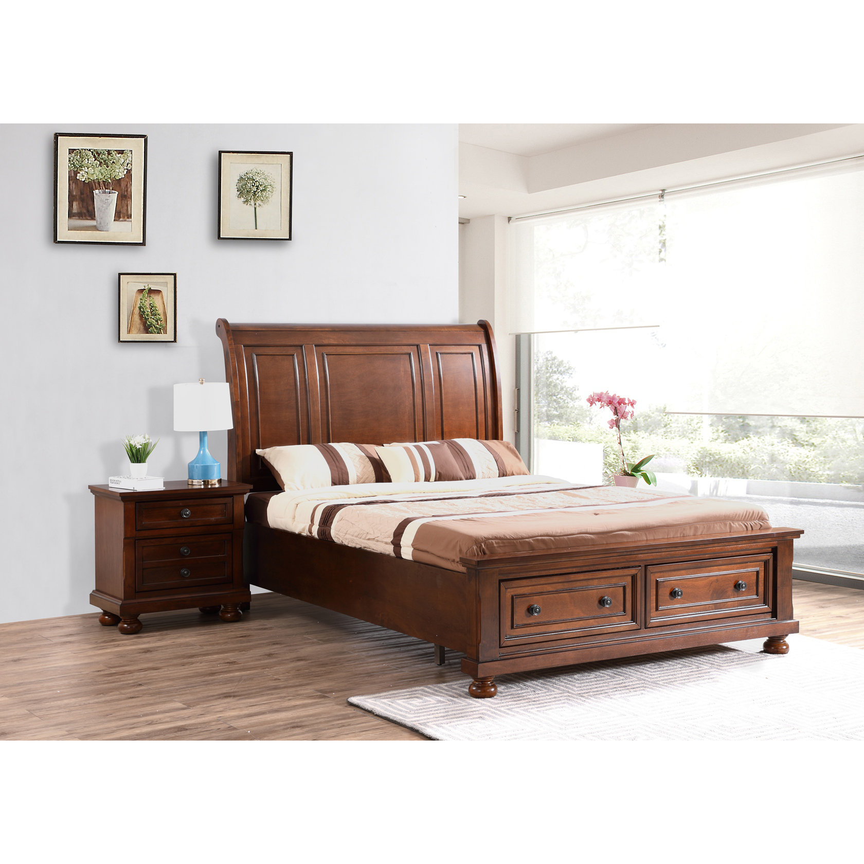 Darby Home Co Traditional Queen Bed For Cozy Spaces | Wayfair