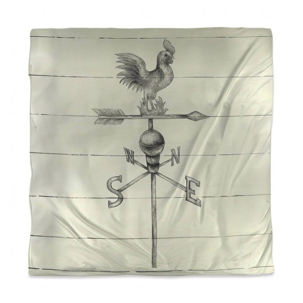 Begin Edition International Inc. Vintage Weathervane Gray Rustic Duvet ...