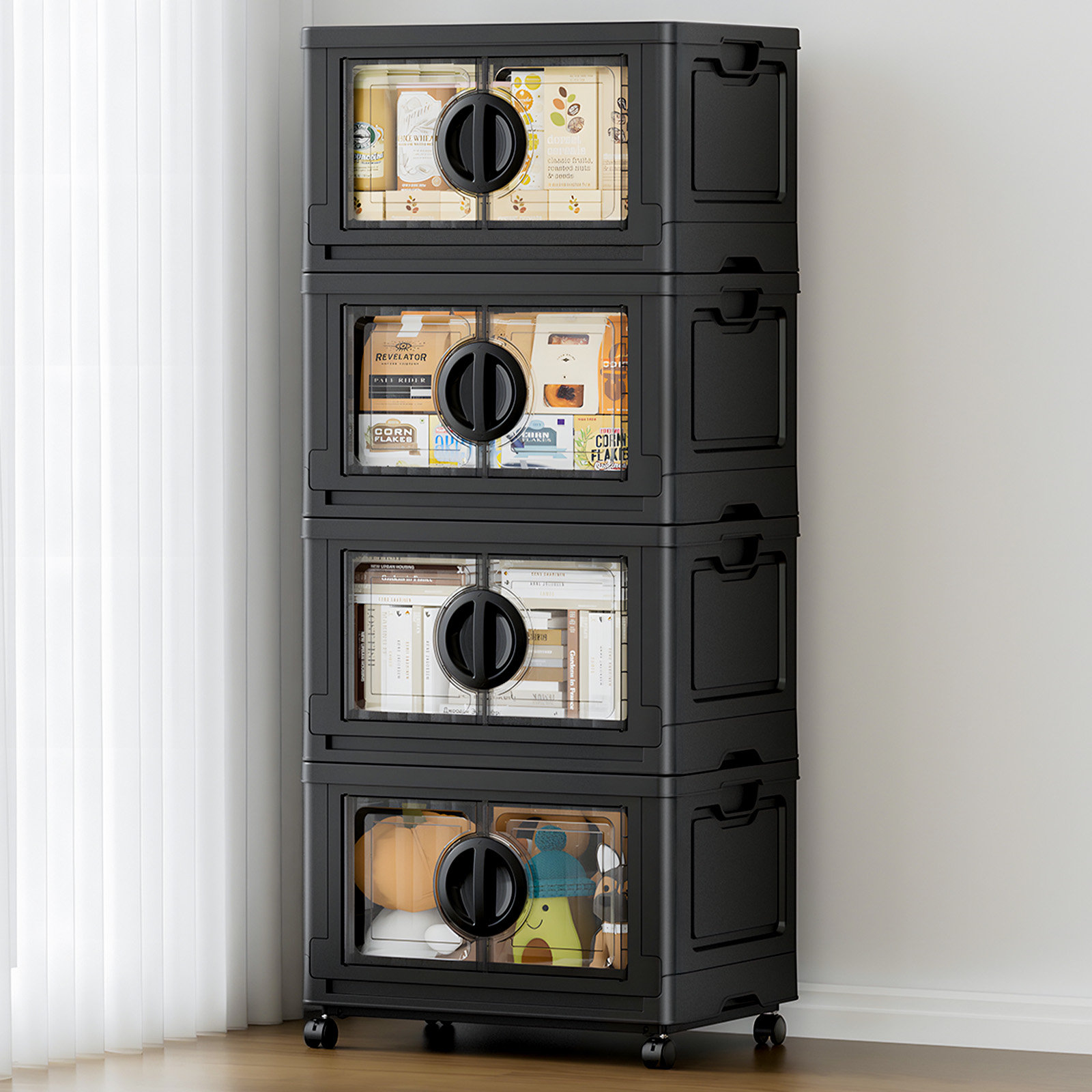 Hokku Designs 249Qt Lockable Stackable Storage Bins With Lids ...