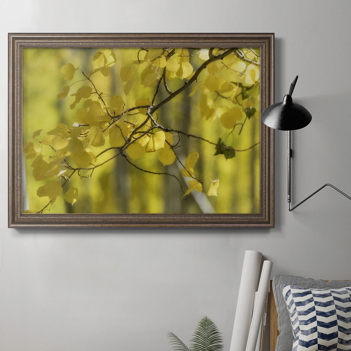 Latitude Run® Aspen Backlight Premium Framed Canvas- Ready To Hang ...
