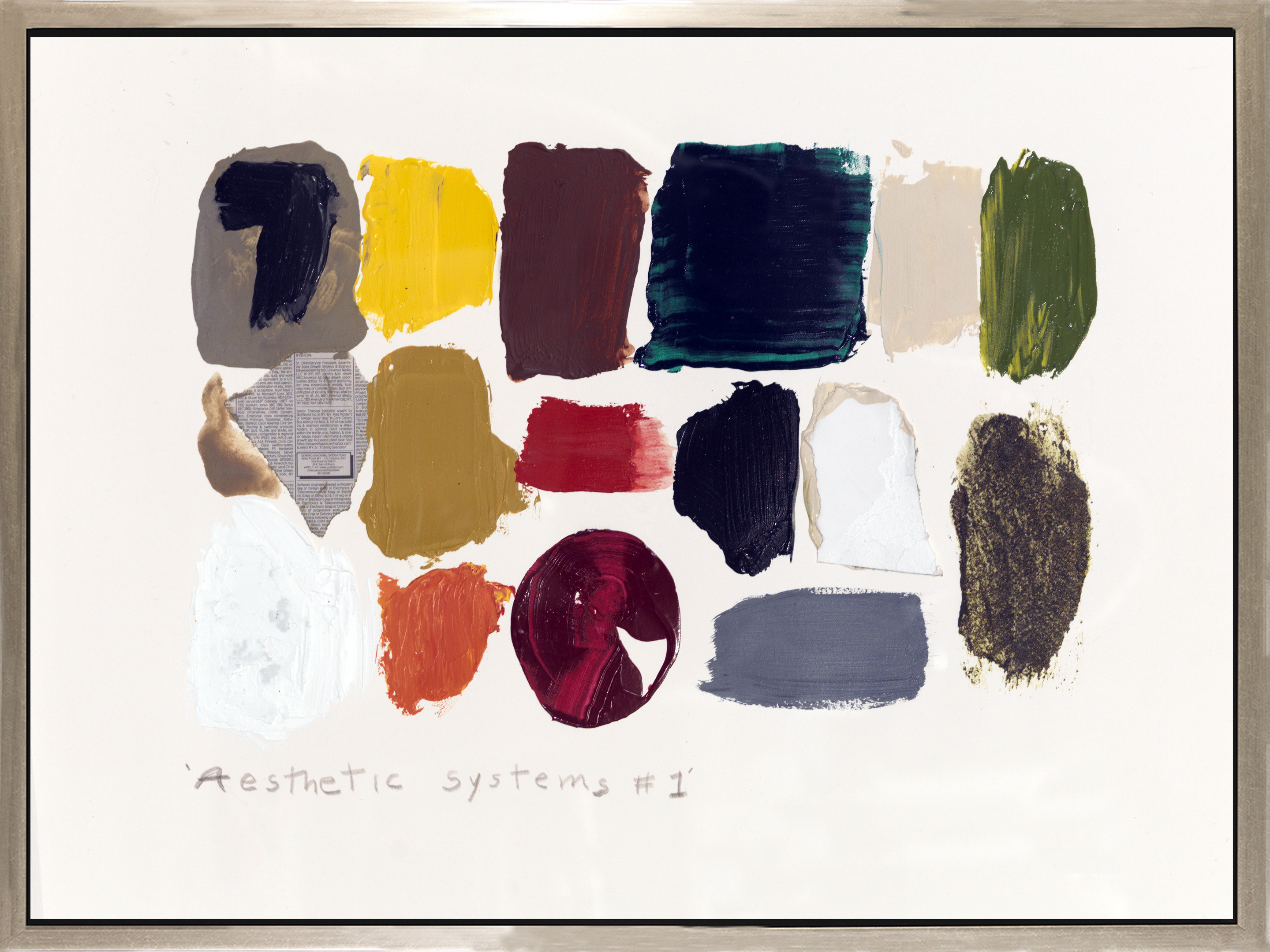 CHC Art, Inc. Aesthetic System I - Floater Frame Painting on Canvas ...