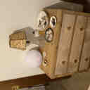 Loon Peak® Fayola Rustic Farmhouse Three Drawer Dresser, Mid Century 3 ...