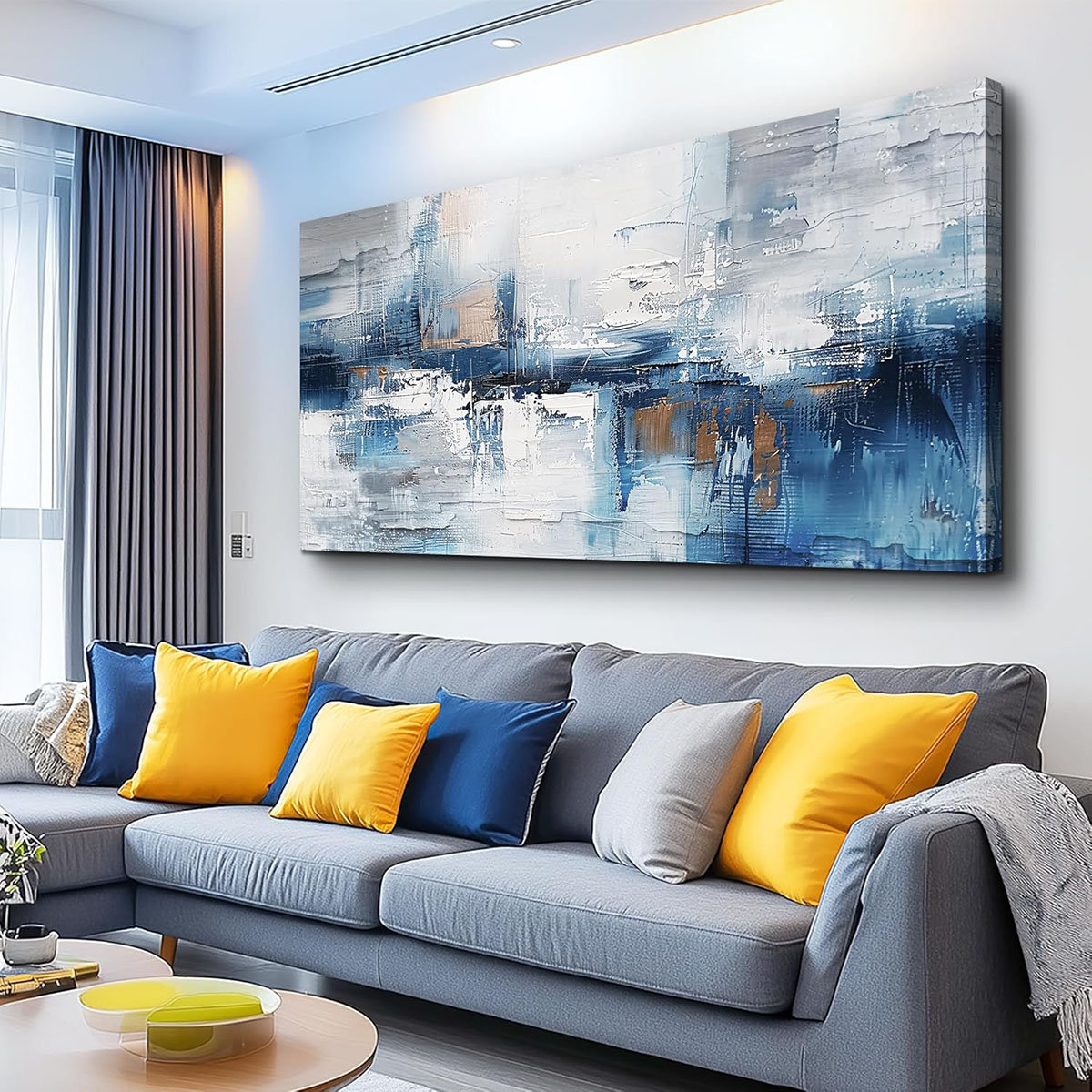 Wrought Studio™ Large Wall Decor For Living Room Canvas Wall Art For ...