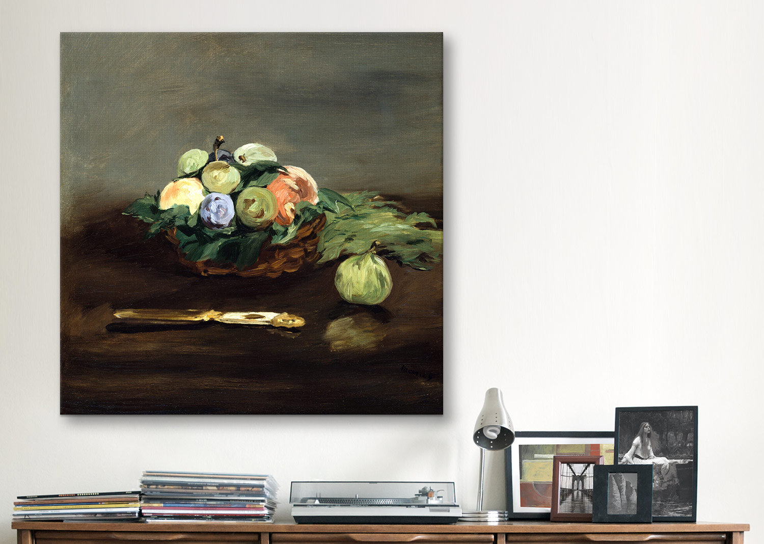 Vault W Artwork 'Basket of Fruit' by Edouard Manet Painting Print on ...