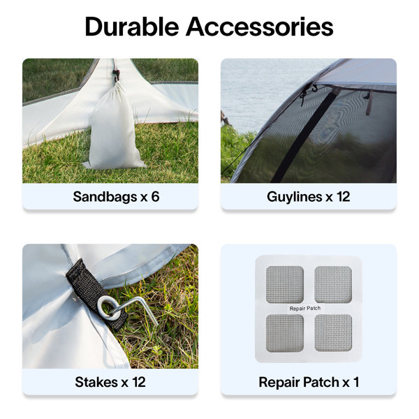 Alvantor Screen House Tent Pop-Up, Portable Screen Room Canopy Instant ...