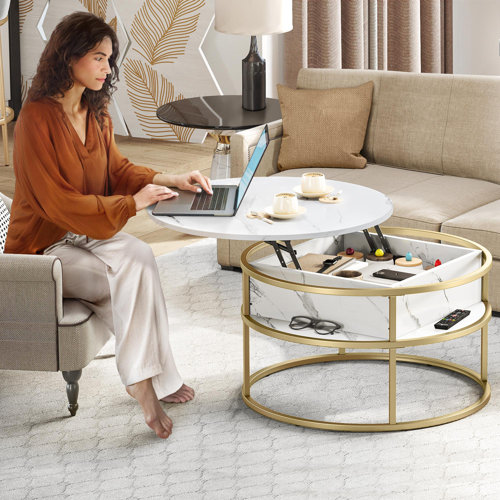 Wayfair | Gold Coffee Tables You'll Love in 2023