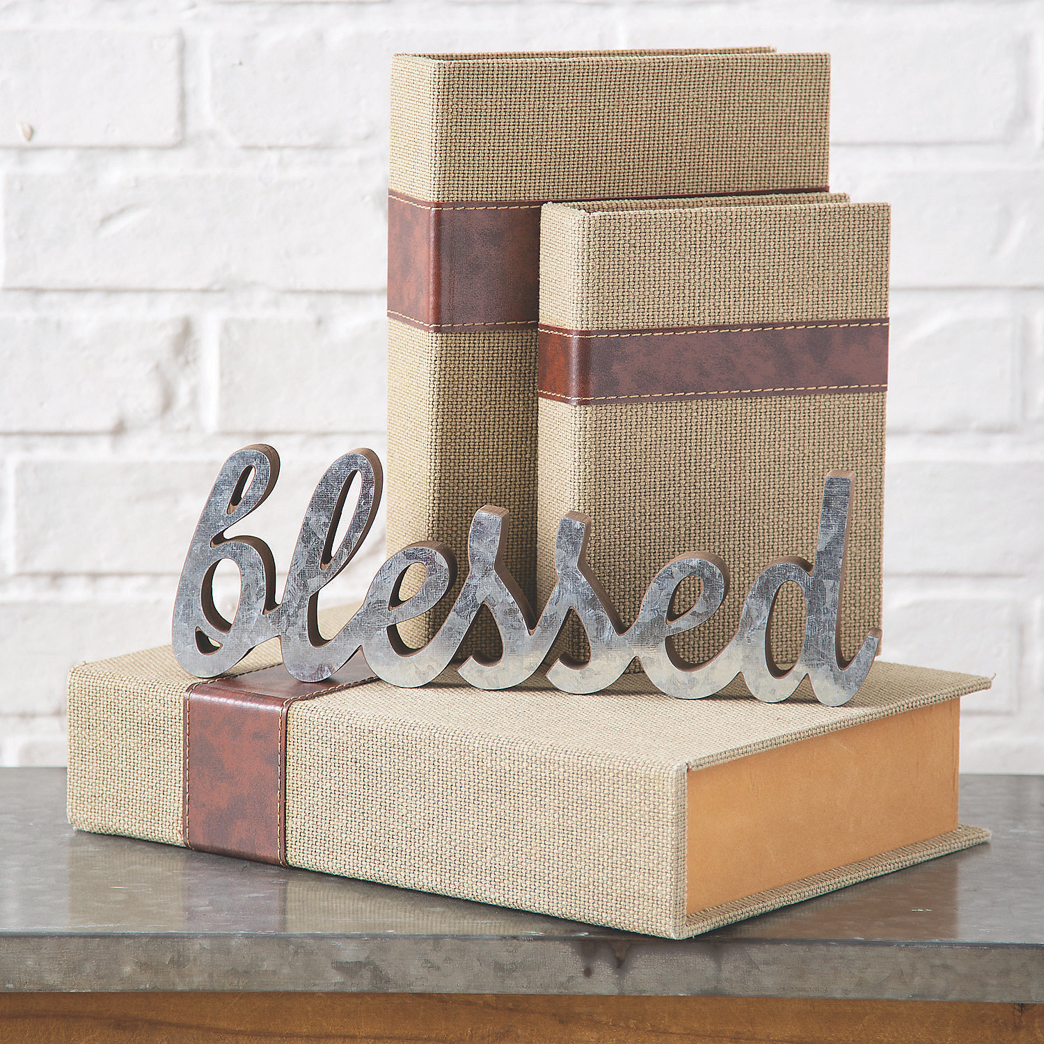 Gracie Oaks Kienan Blessed Letter Block & Reviews | Wayfair