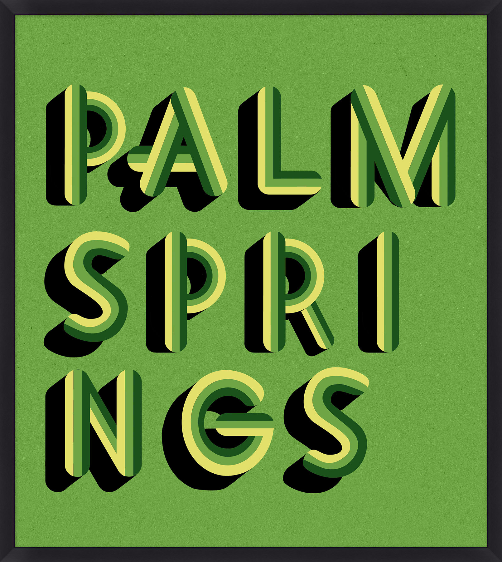 Wendover Art Group Palm Springs Green - Wayfair Canada