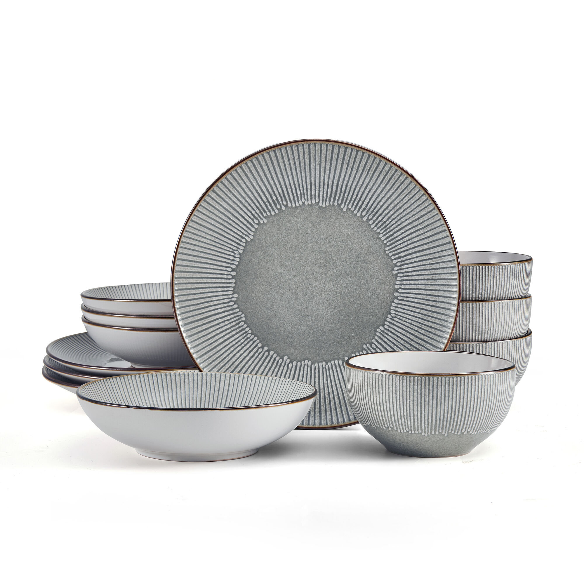 Pfaltzgraff Arlie 12-Piece Stoneware Dinnerware Set, Service for 4 ...