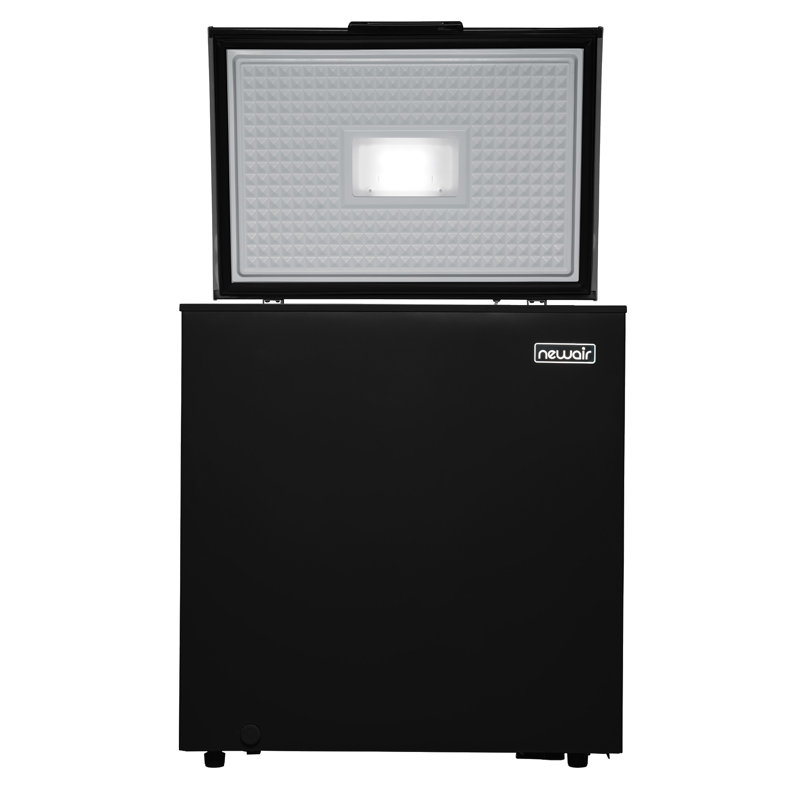 Newair 5 Cu. Ft. Mini Deep Chest Freezer and Refrigerator in Black with ...