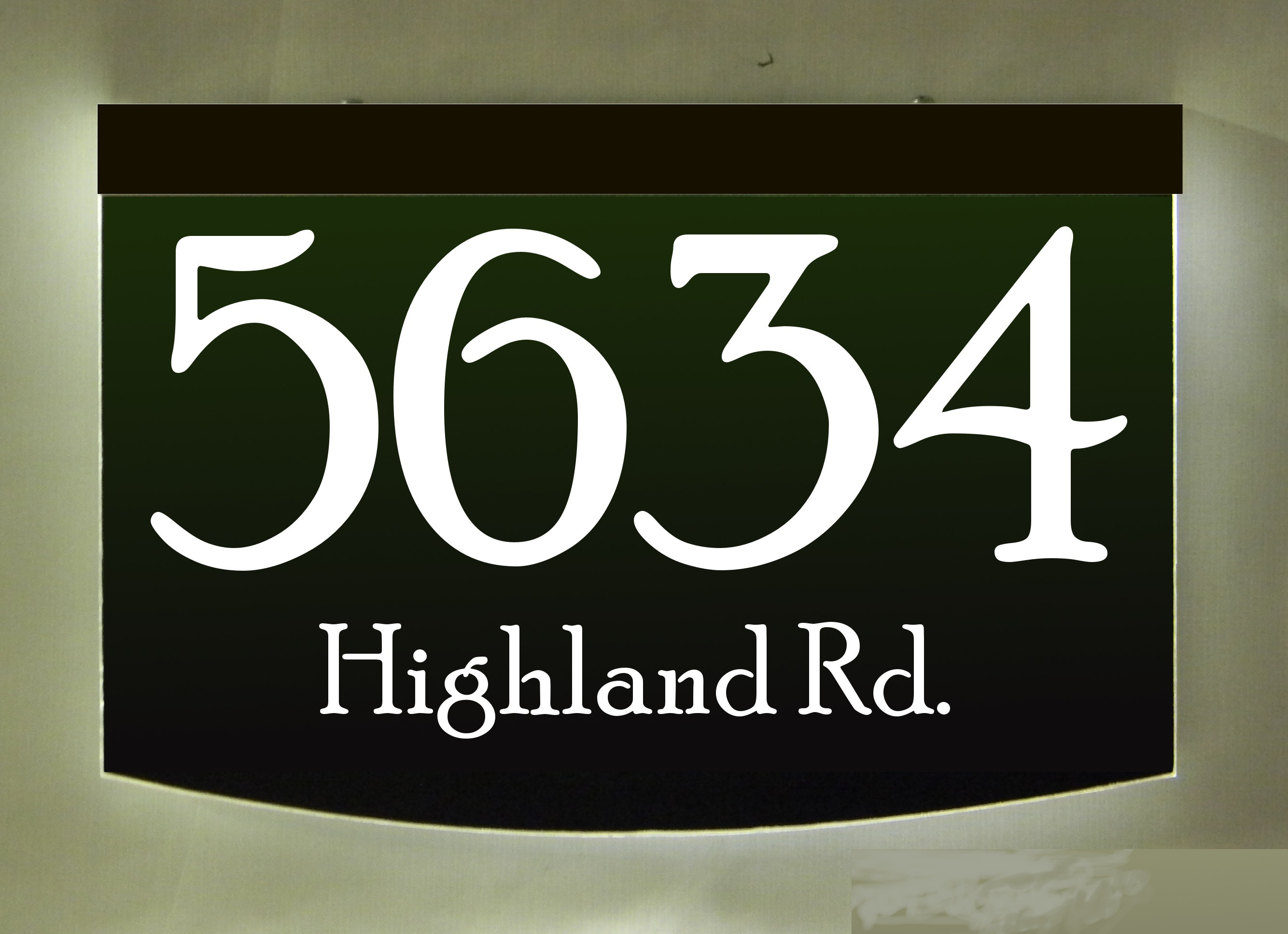 EZ Street Signs Wall or Yard Solar Address Sign & Reviews | Wayfair