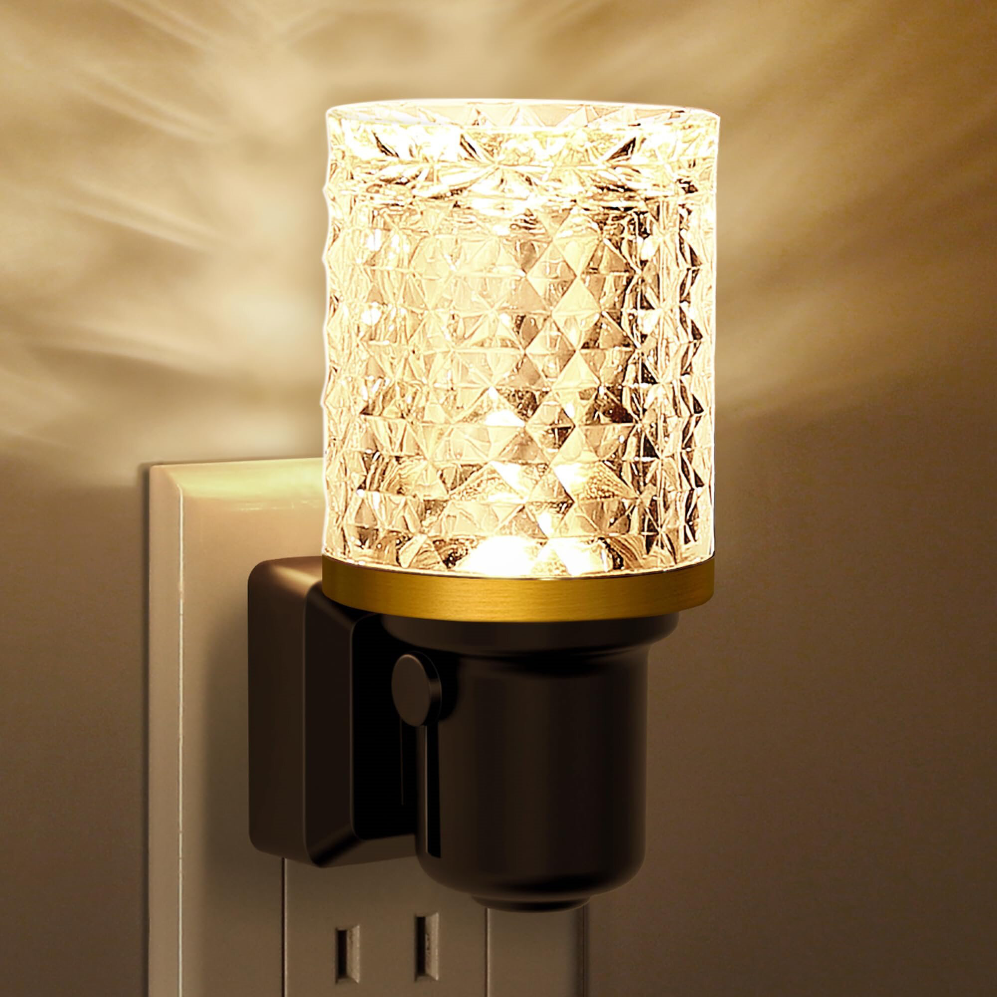 QOLFER Plug in LED Night Light, Dimmable Automatic Night Lights | Wayfair