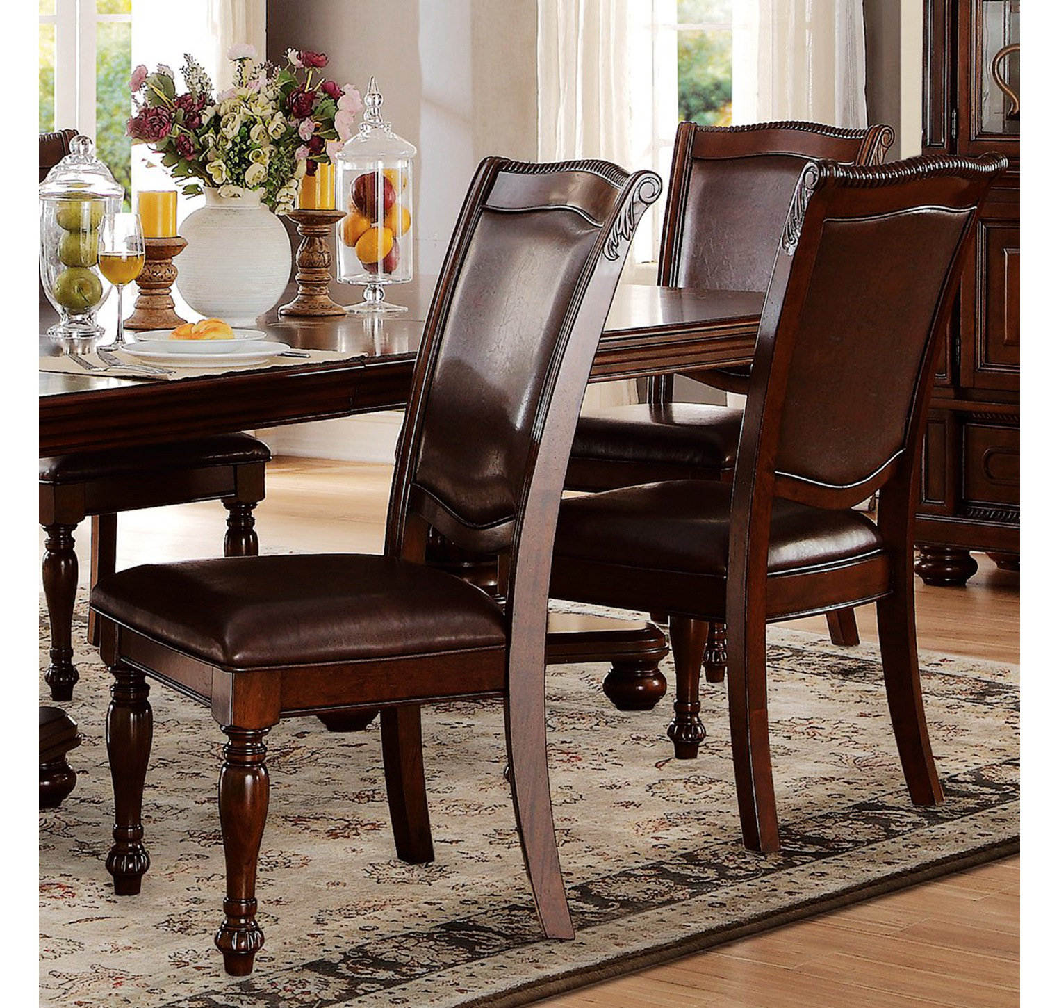 Darby Home Co Traditional Dining Side Chairs, Set Of 2 Upholstery Chair ...