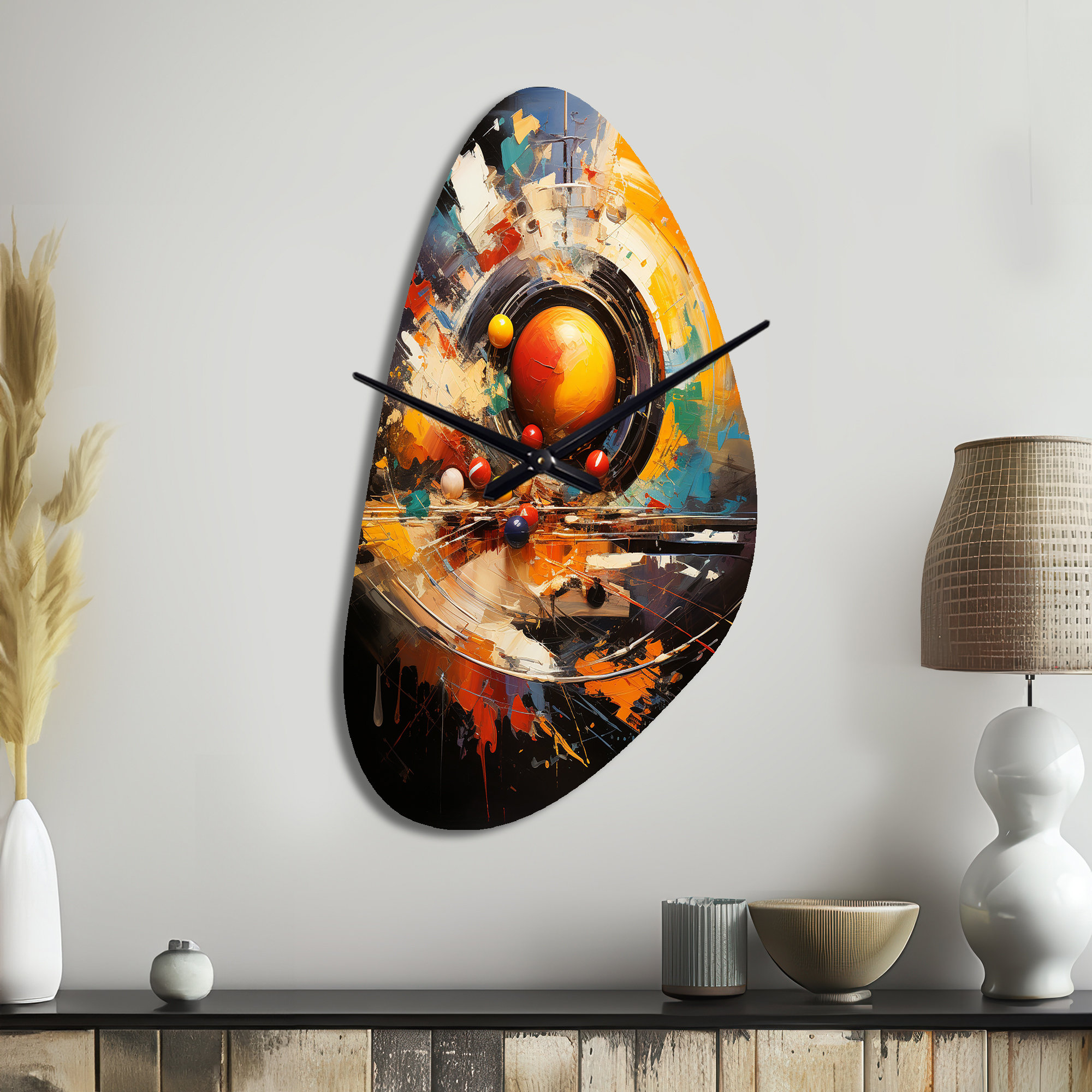 Design Art Billiard Cueball Symphony An II - Fall Shape Decorative ...