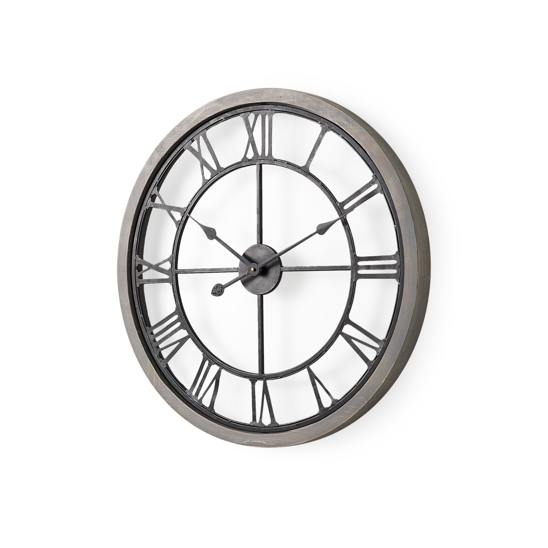 Williston Forge Aekjot Solid Wood Wall Clock & Reviews | Wayfair