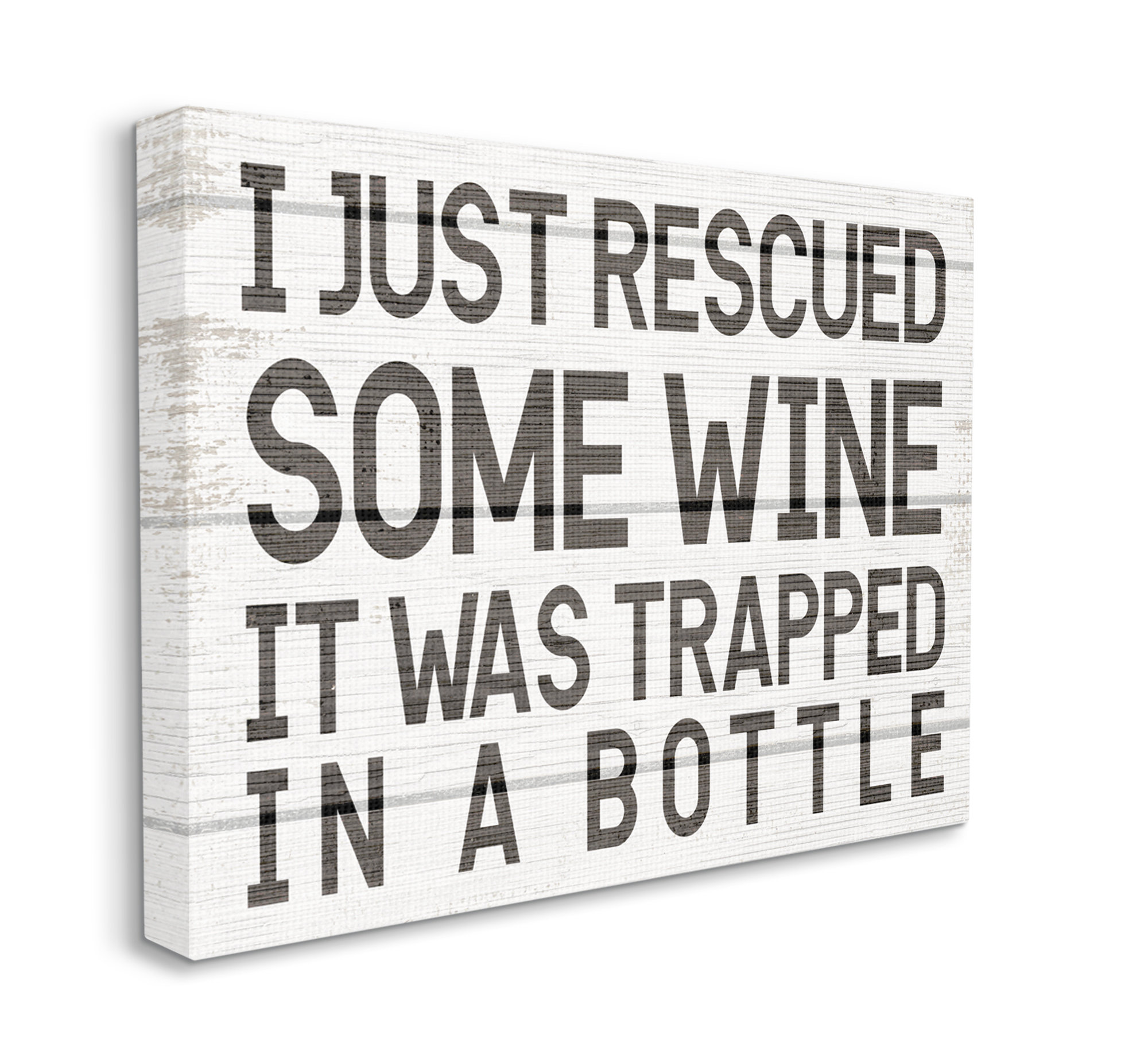 Trinx Wine Trapped In Bottle Phrase Funny Drinking Humour - Wayfair Canada