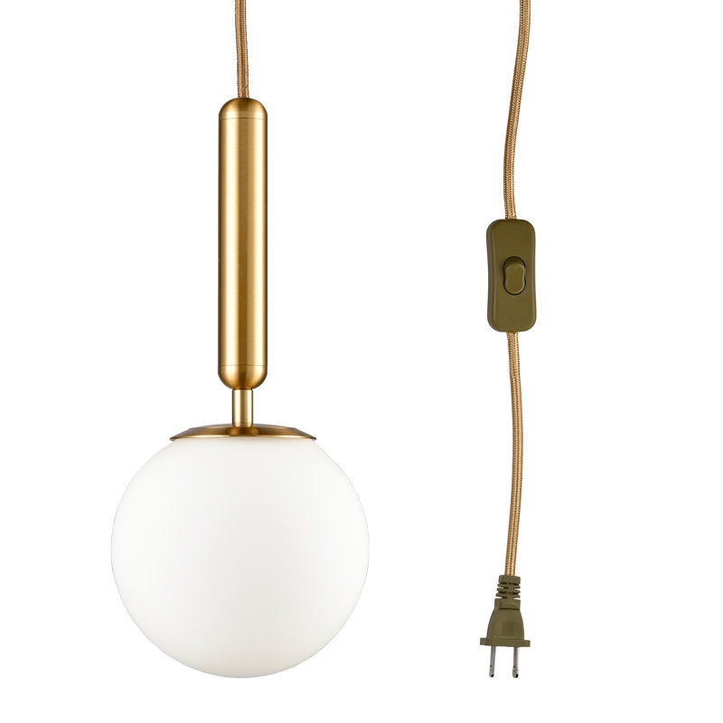 Mercer41 Kamruddin 1 - Light Single Globe Pendant | Wayfair