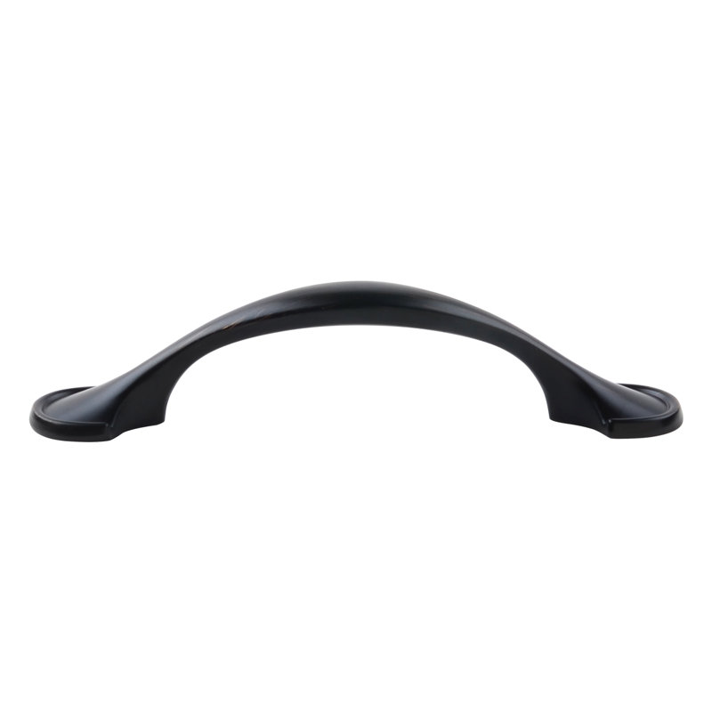 South Main Hardware Traditional Curved Rounded-Foot Handle 3" Center to ...