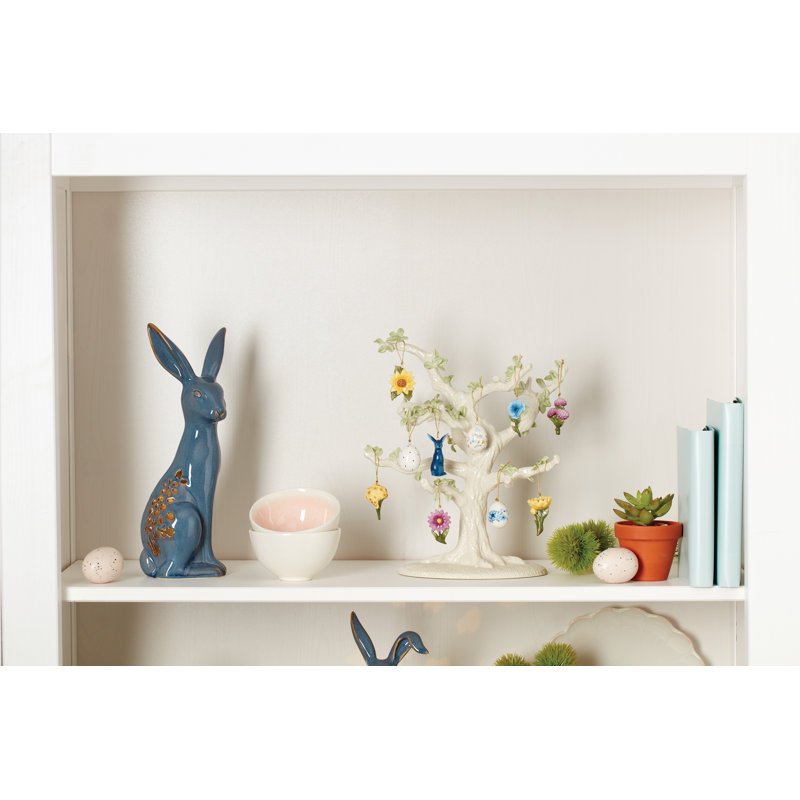 Lenox ORNAMENT TREES Floral Easter 10-Piece Ornament & Tree Set ...