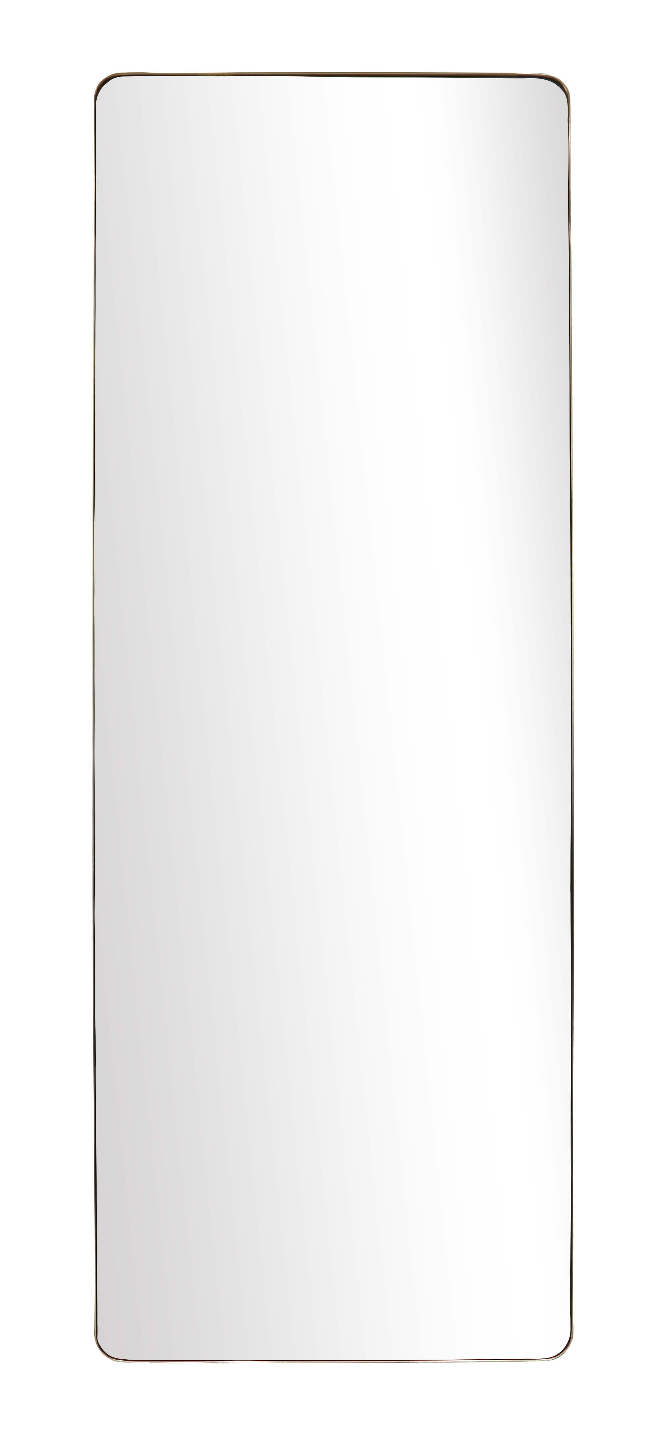 Mirrorize.ca 28x80 Modern Full Length Rounded Corner Mirror in Gold ...